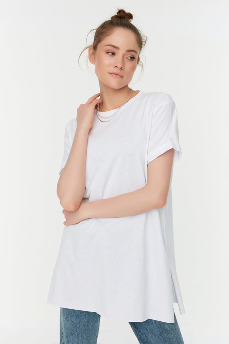 Shop 2 Pack Side Slit T-Shirt Online In UAE