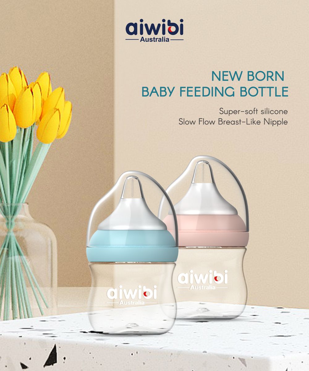 Shop Aiwibi New Born Baby Feeding Bottle 120ml Online In UAE