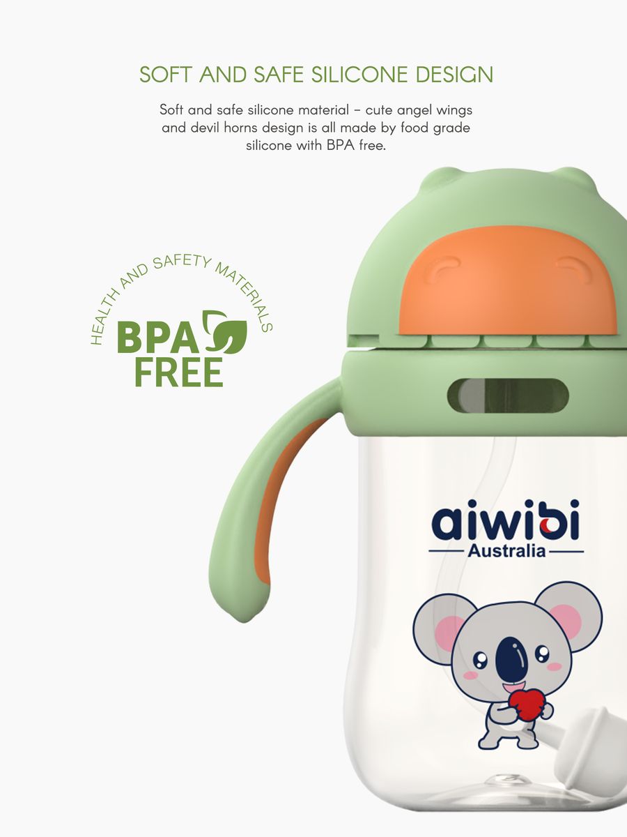 Shop Aiwibi Water Bottle With Straw 300ml Online In UAE