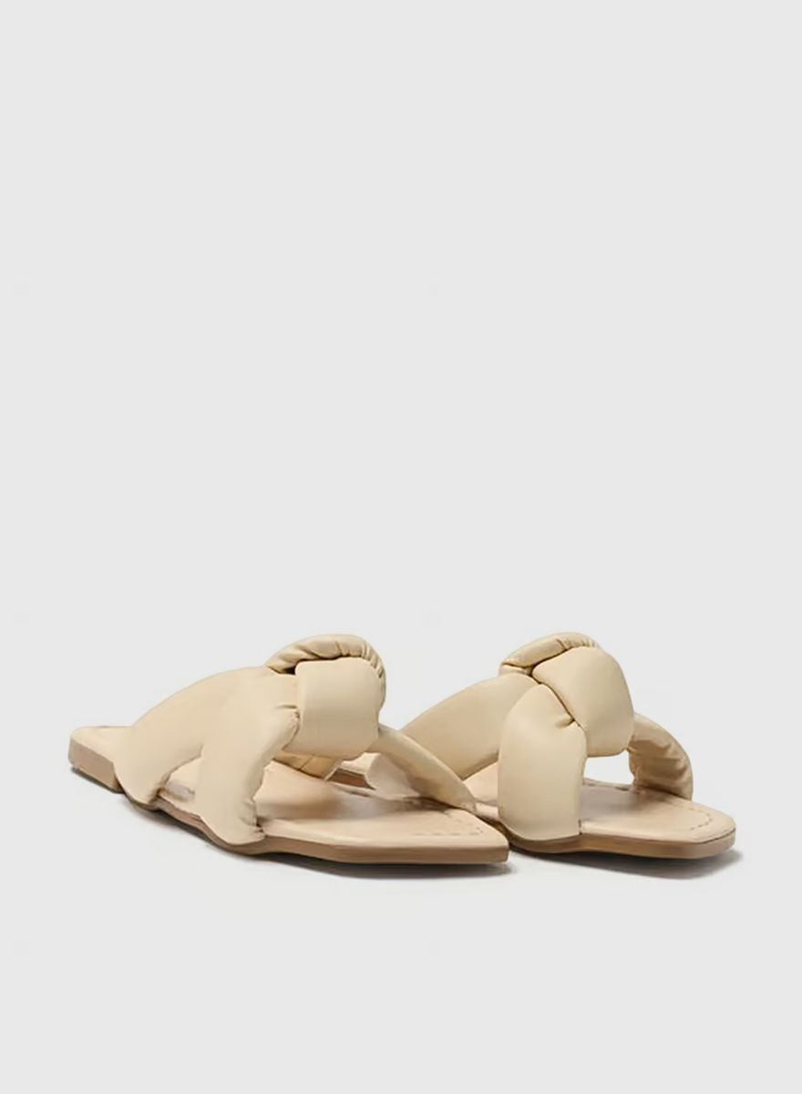 Shop Puffer Strap Slide Sandals Online In UAE