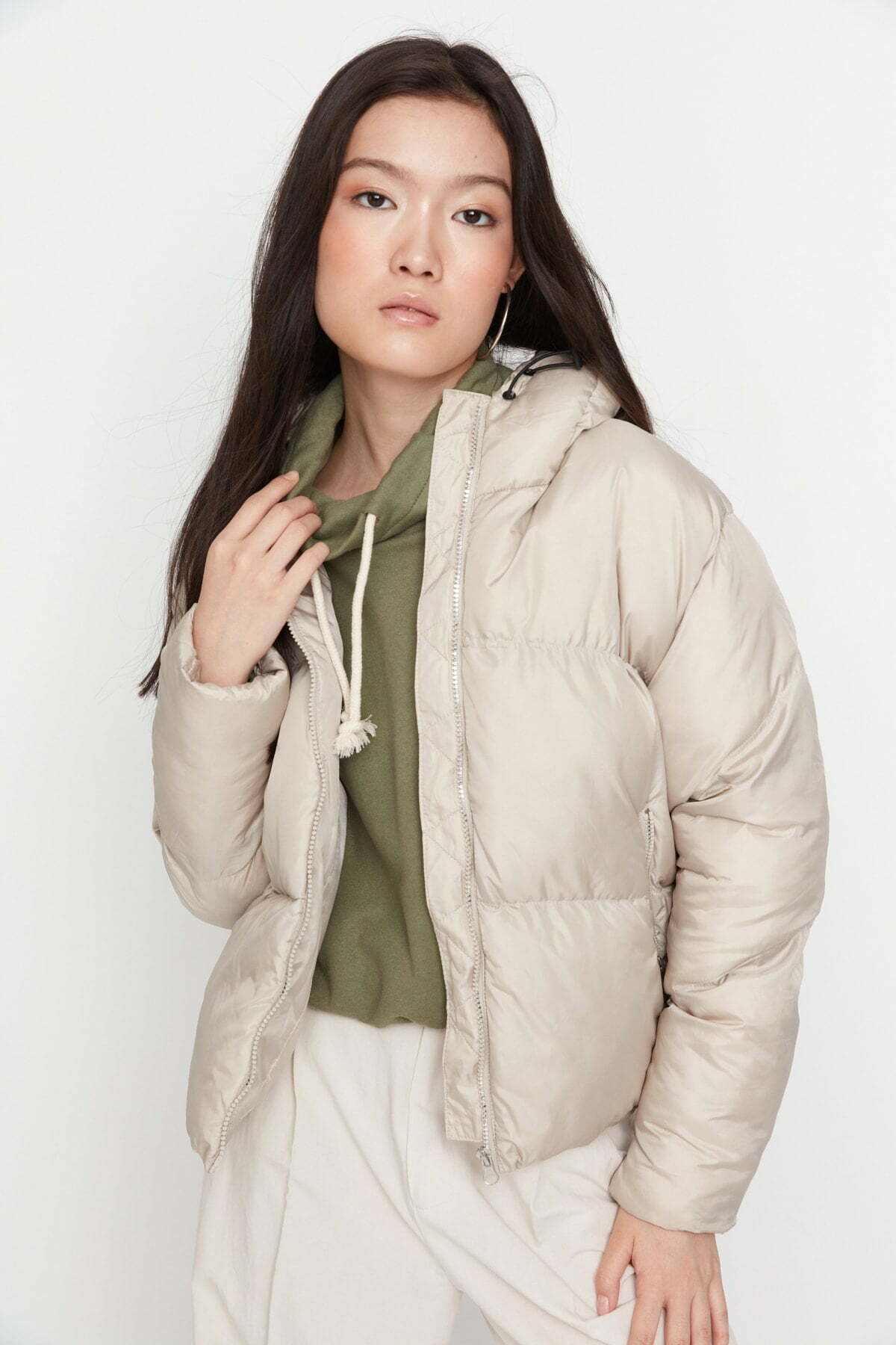 Shop Hooded Inflatable Jacket For Women Online In UAE