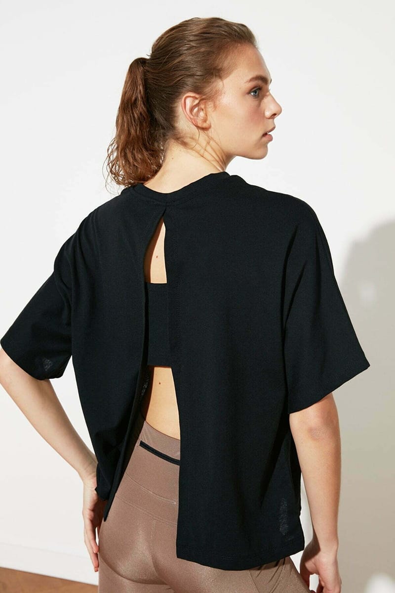 Shop Split Back T-Shirt Online In UAE