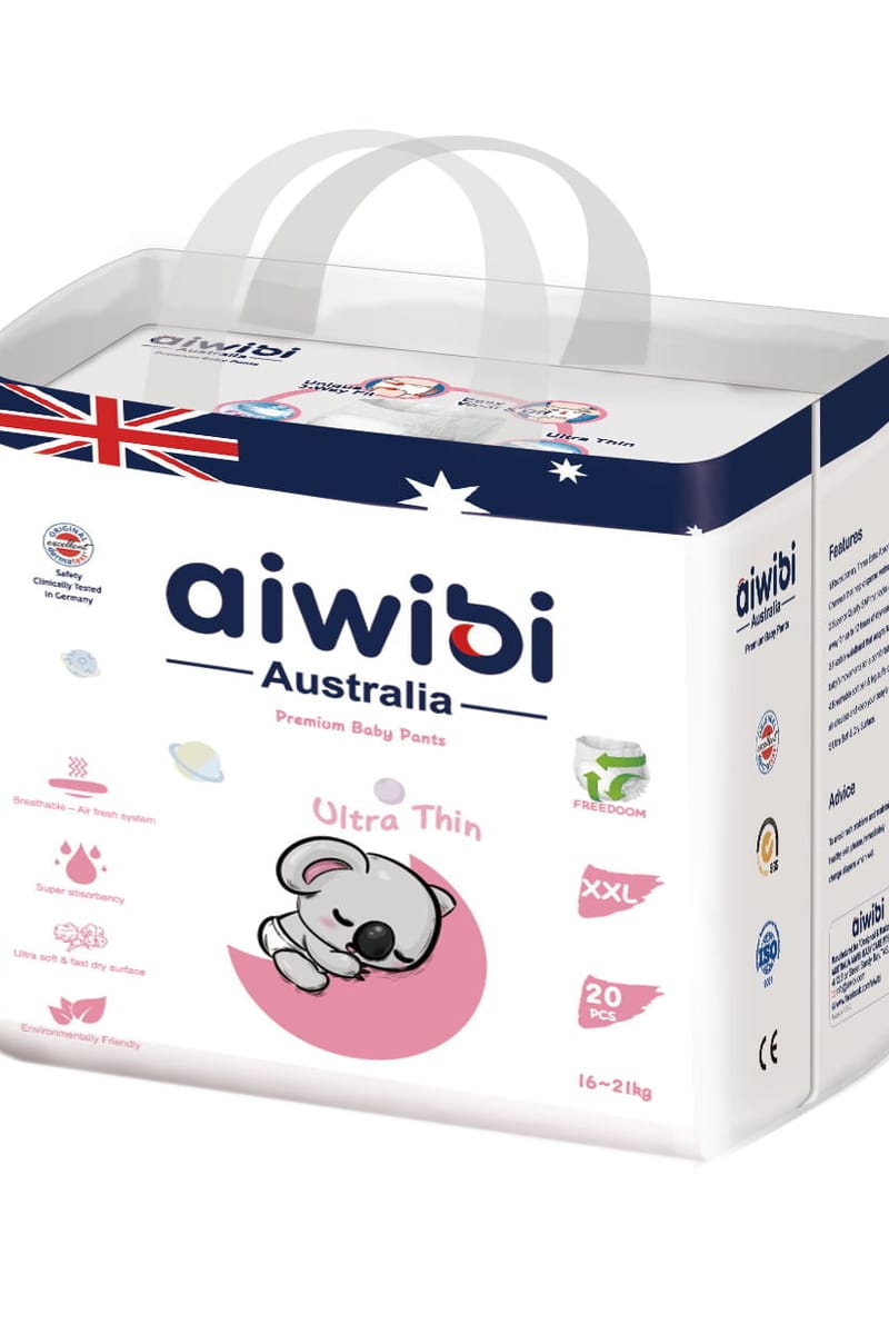 Shop Aiwibi Premium Baby Pants XXL (15-21KG) 20 Pieces Online In UAE