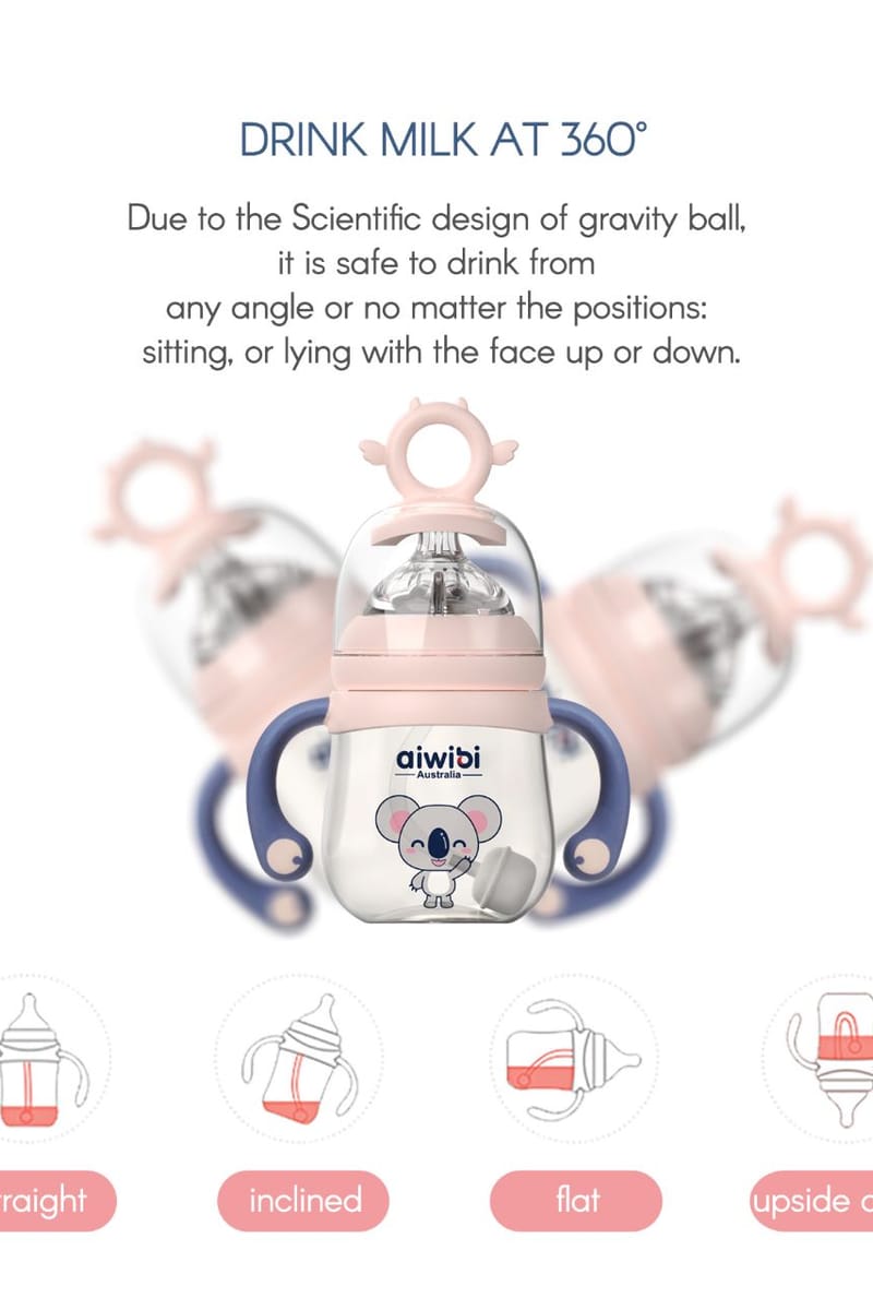 Shop Aiwibi Baby Feeding Bottle 180ml Online In UAE